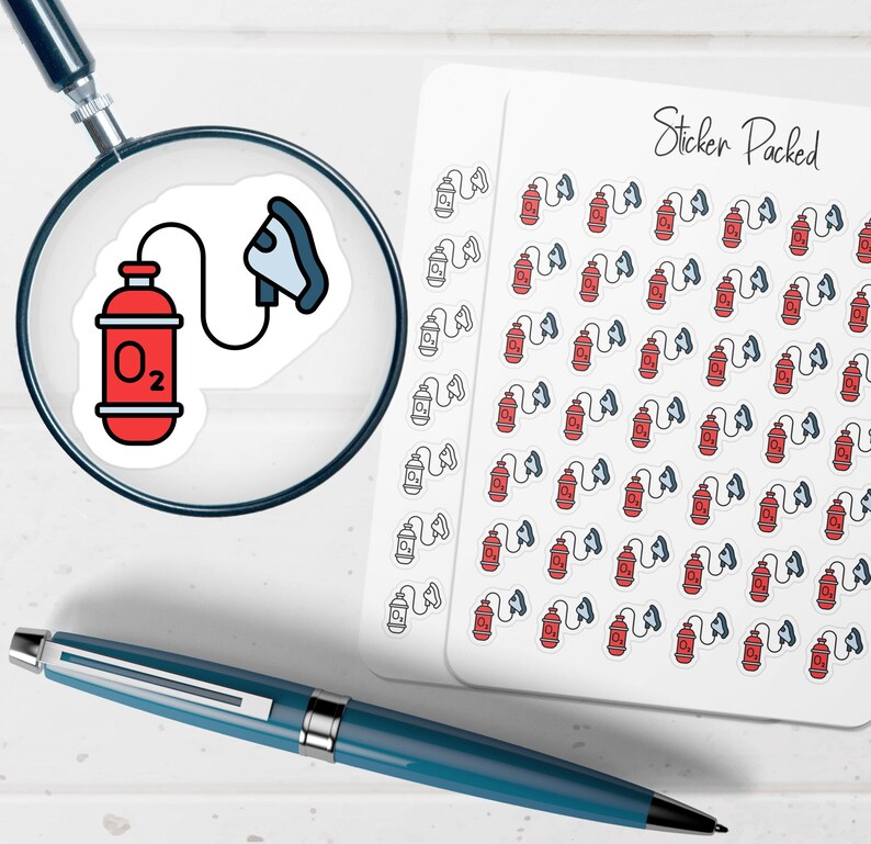 Oxygen Mask Planner Sticker Oxygen Mask Icon Sticker Oxygen Mask ...