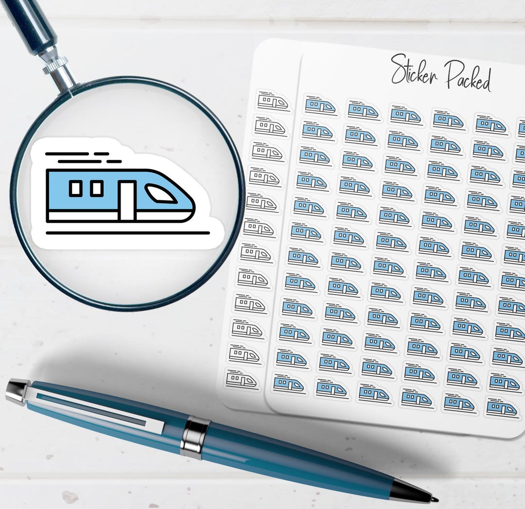 Bullet Train Planner Sticker Bullet Train Icon Sticker Bullet Train ...