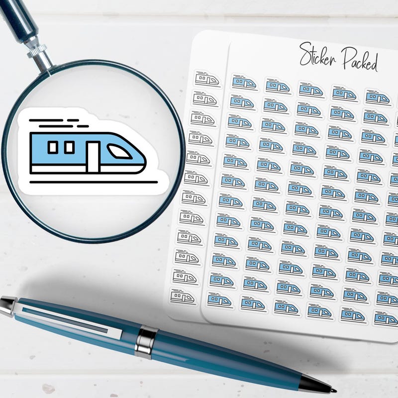 Train Sticker - Etsy