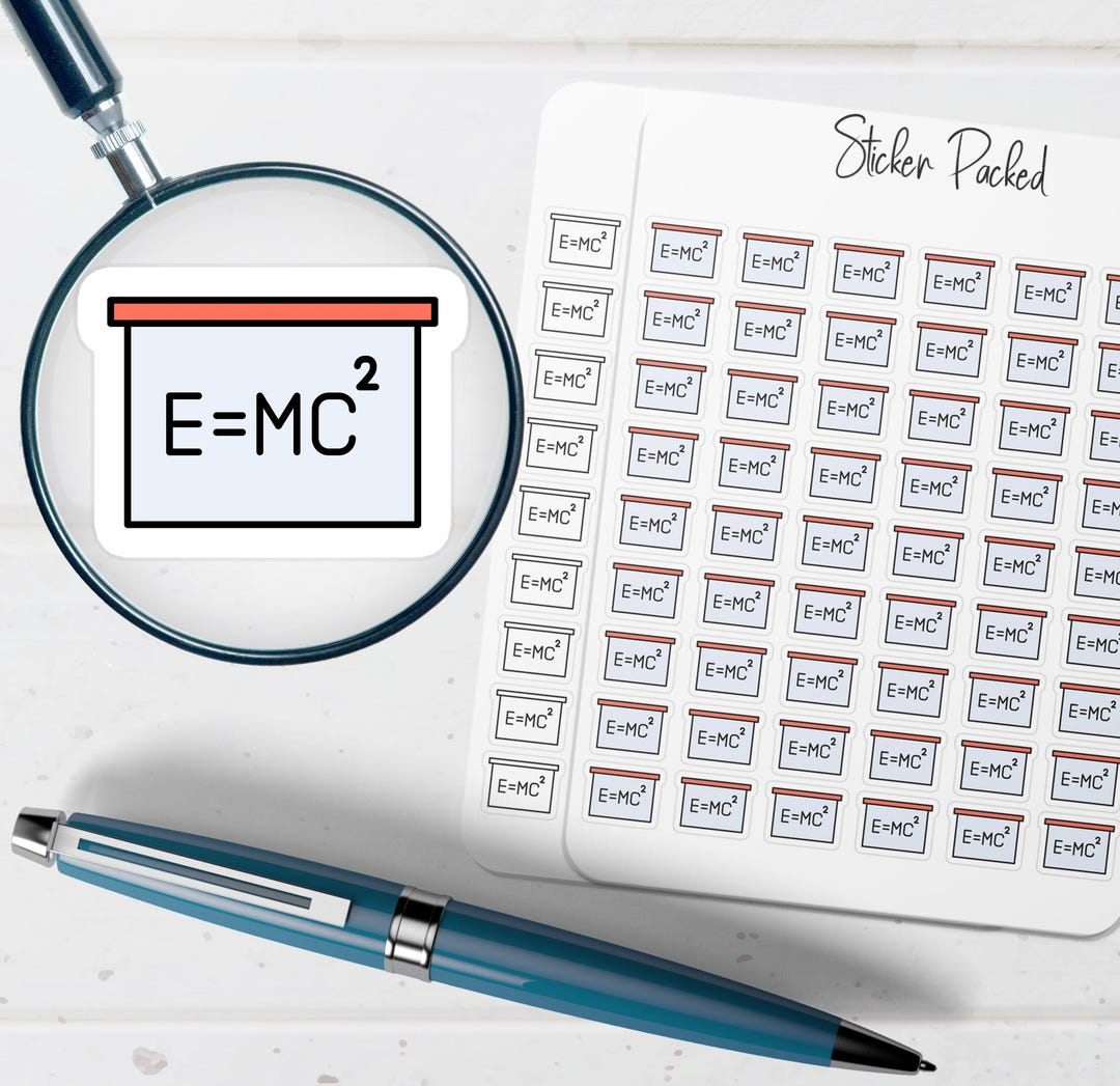 Formula Planner Sticker Formula Icon Sticker Formula Sticker - Etsy