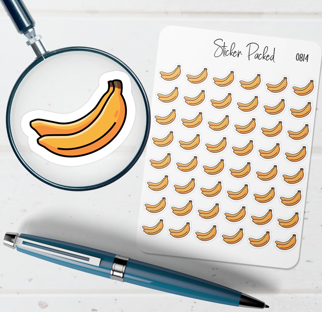 Bananas Planner Sticker Bananas Icon Sticker Bananas Sticker Fruit ...
