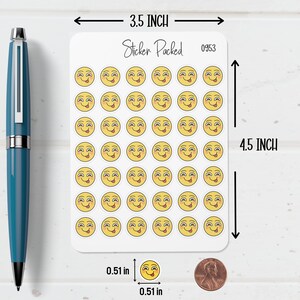 Cute Emoji Planner Sticker Cute Emoji Icon Sticker Cute Emoji Sticker - Etsy