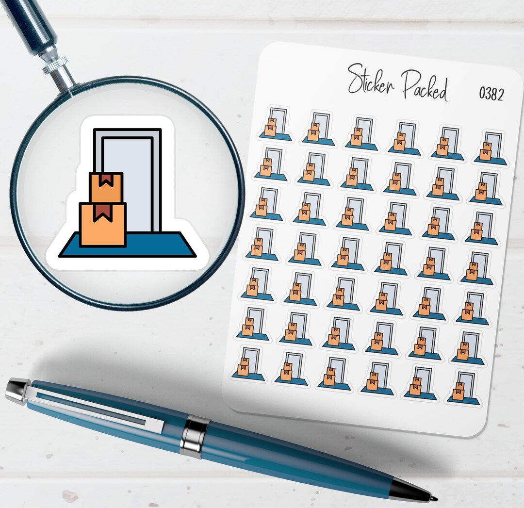 Door Packages Planner Sticker Door Packages Icon Sticker Door Packages ...