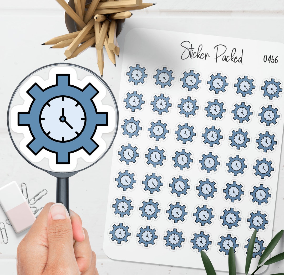 Productivity Planner Sticker Productivity Icon Sticker - Etsy