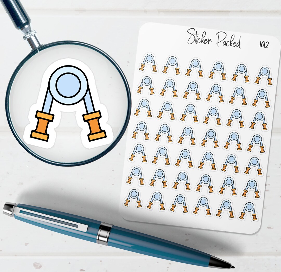 Hand Grip Planner Sticker Hand Grip Icon Sticker Hand Grip Sticker - Etsy