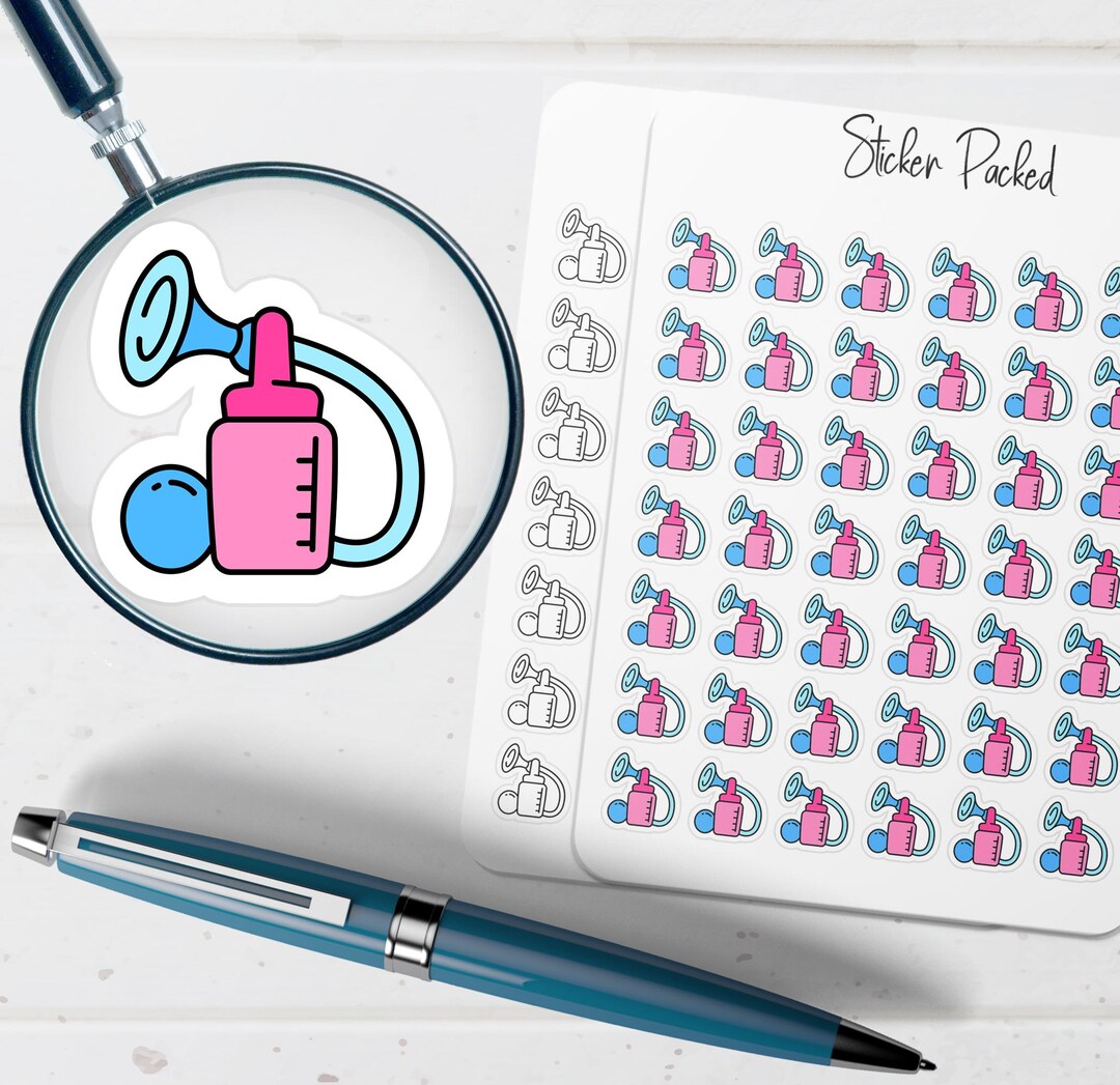 Breast Milk Pump Planner Sticker Breast Milk Pump Icon Sticker Breast ...