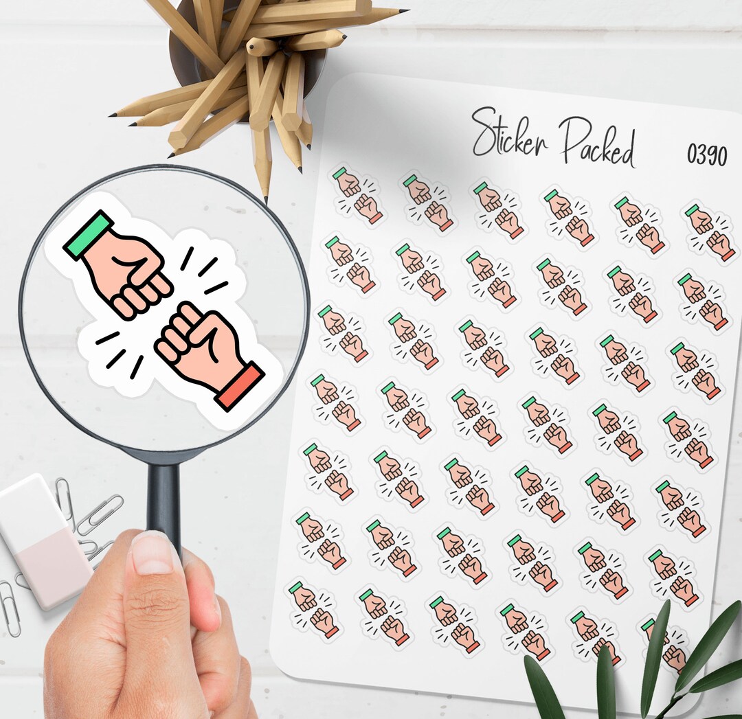 Fight Planner Sticker Fight Icon Sticker Fight Sticker - Etsy