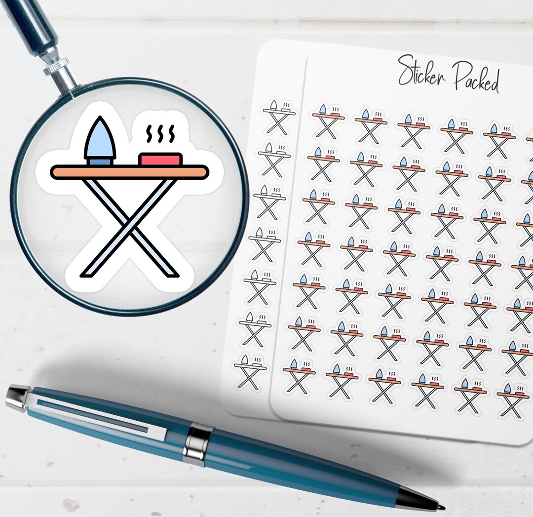 Ironing Board Planner Sticker Ironing Board Icon Sticker Ironing Board ...