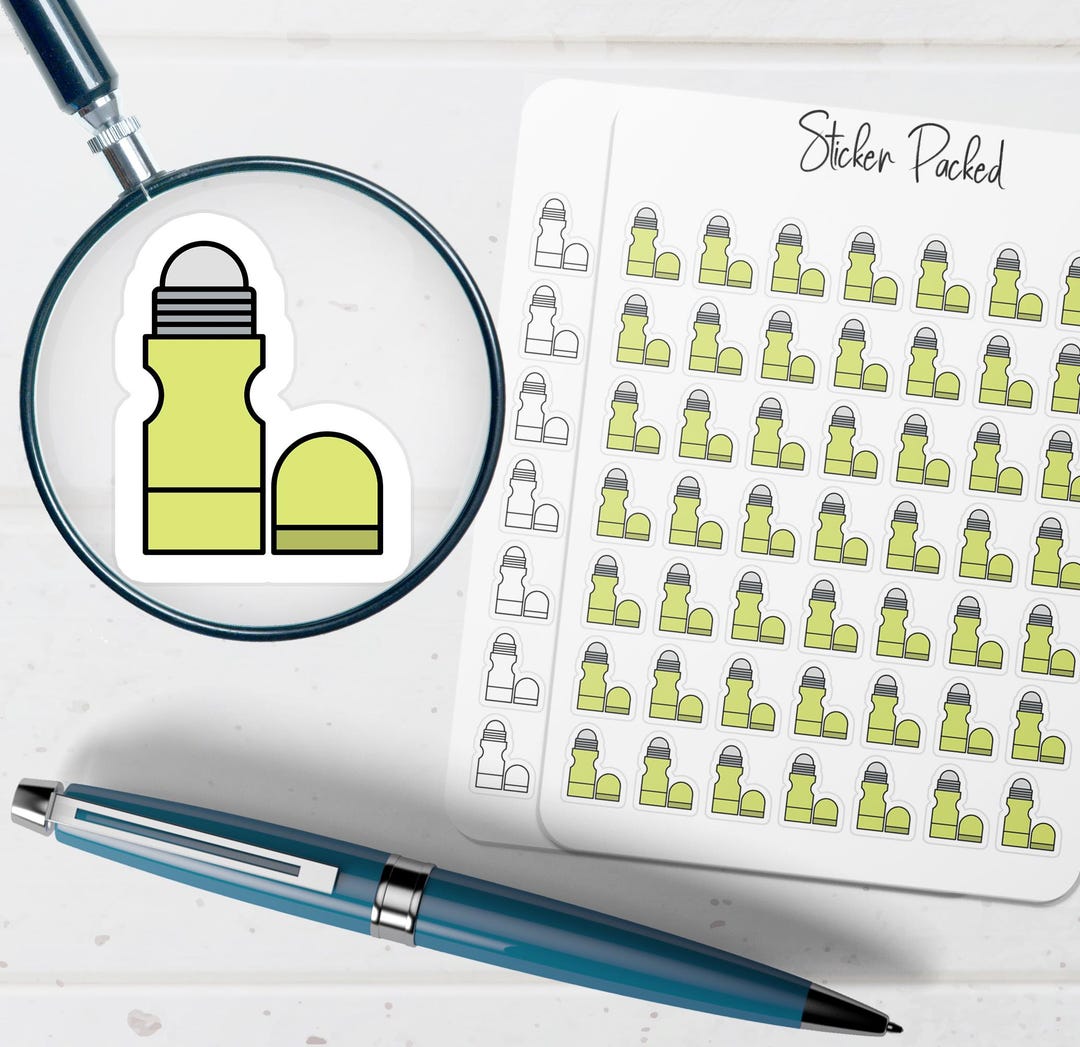 Roll on Deodorant Planner Sticker Roll on Deodorant Icon Sticker Roll ...