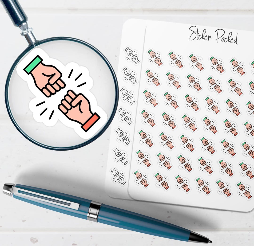 Fight Planner Sticker Fight Icon Sticker Fight Sticker - Etsy