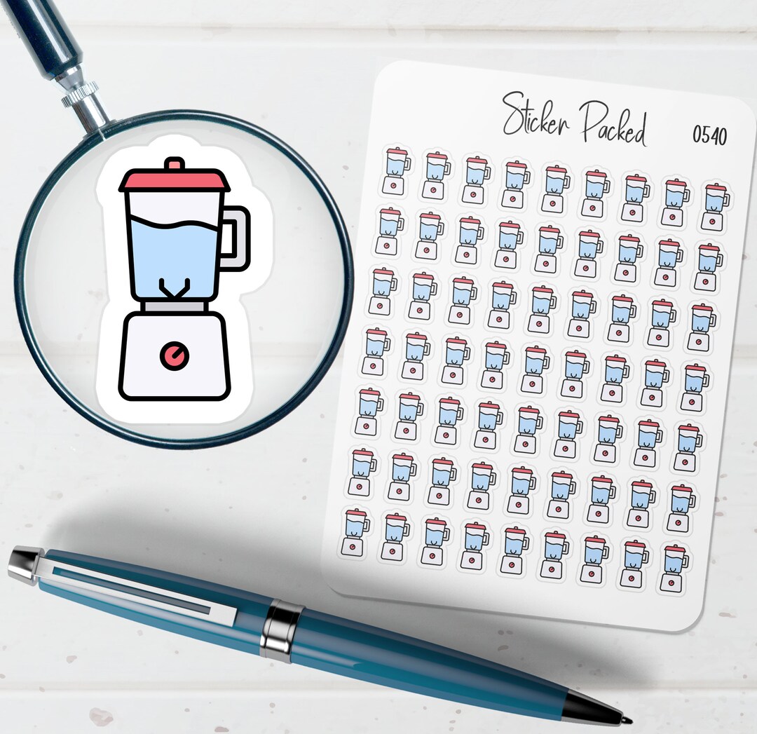 Blender Planner Sticker Blender Icon Sticker Blender Sticker - Etsy