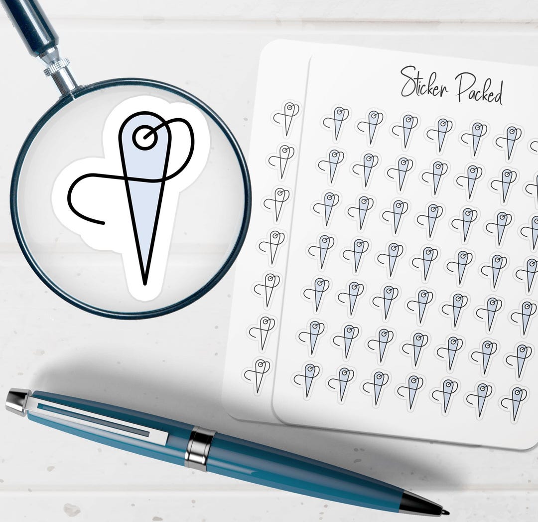 Threading Planner Sticker Threading Icon Sticker Threading Sticker - Etsy
