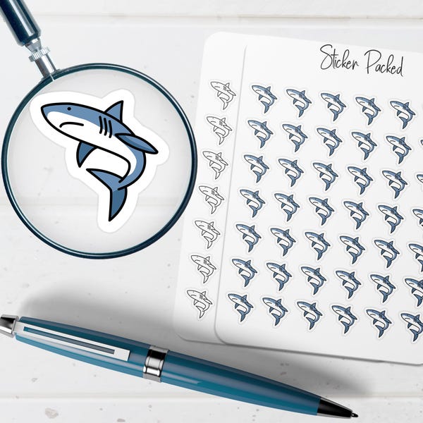 Shark Stickers - Etsy