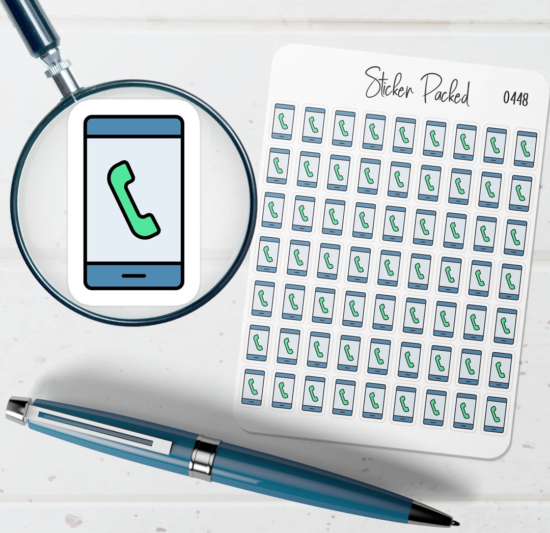 Phone Call Planner Sticker Phone Call Icon Sticker Phone Call Sticker ...