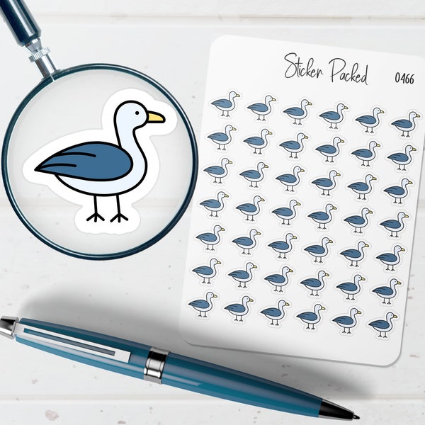 Seagull Stickers - Etsy