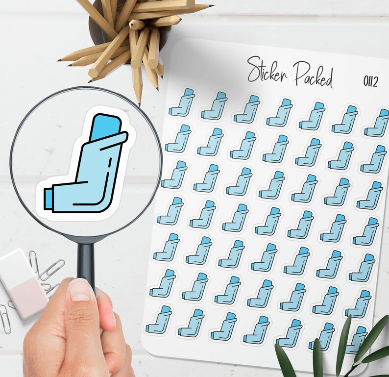 Inhaler Planner Sticker Inhaler Icon Sticker Inhaler Sticker - Etsy