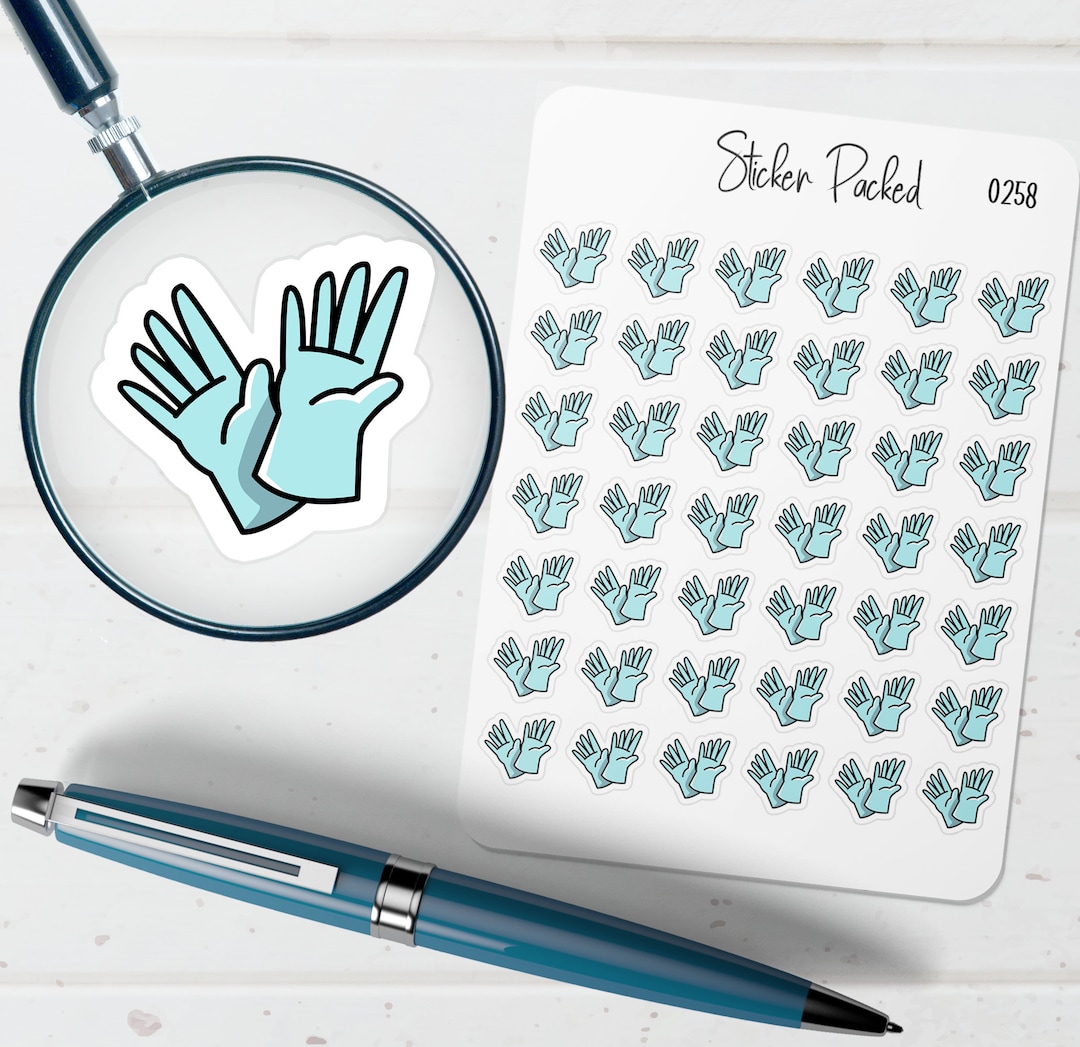 Gloves Planner Sticker Gloves Icon Sticker Gloves Sticker - Etsy