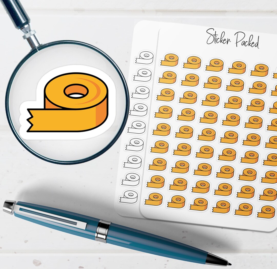 Duct Tape Planner Sticker Duct Tape Icon Sticker Duct Tape Sticker - Etsy