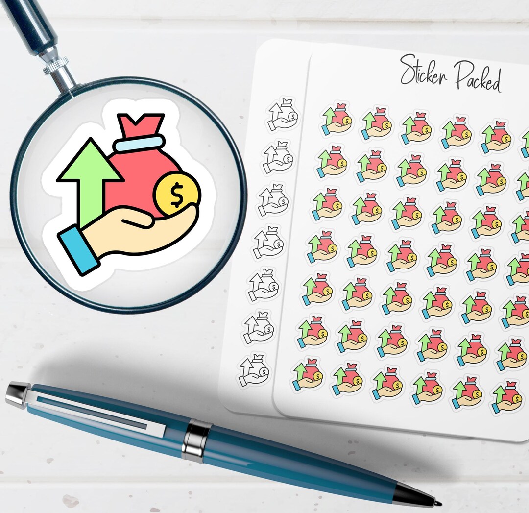 Growth Planner Sticker Growth Icon Sticker Growth Sticker - Etsy