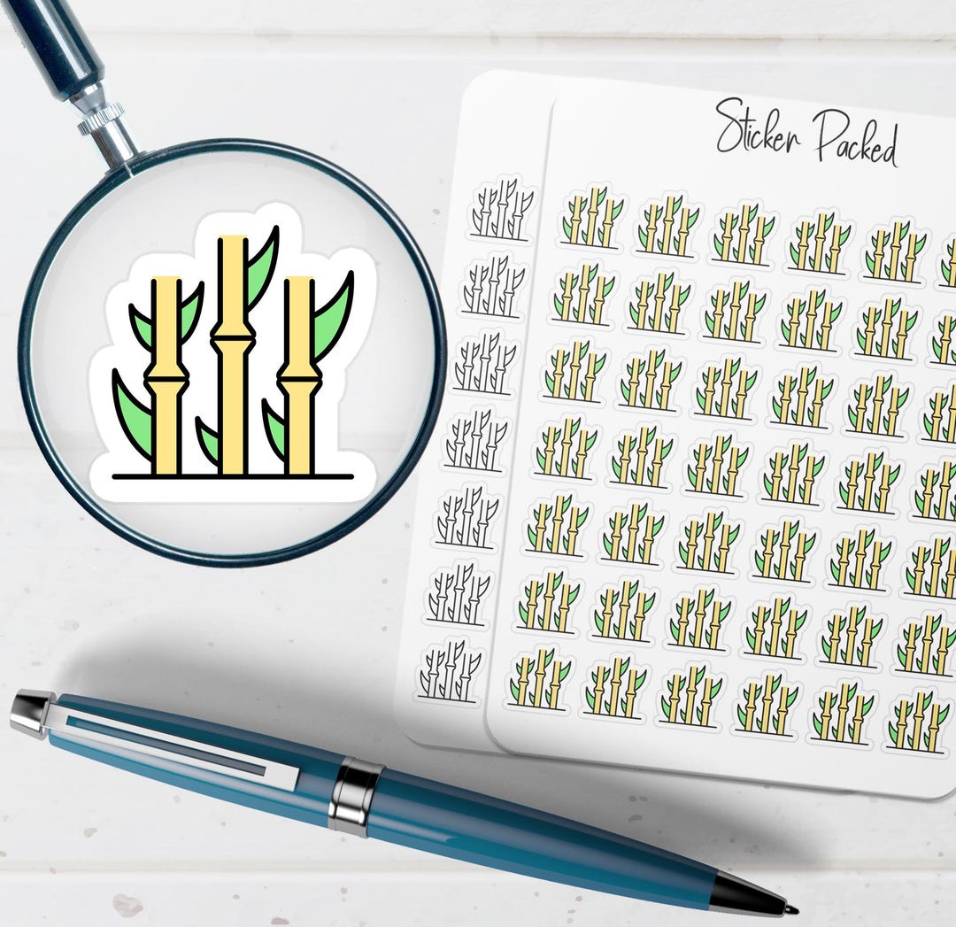 Sugar Cane Planner Sticker Bamboo Planner Sticker Sugar Cane Icon ...