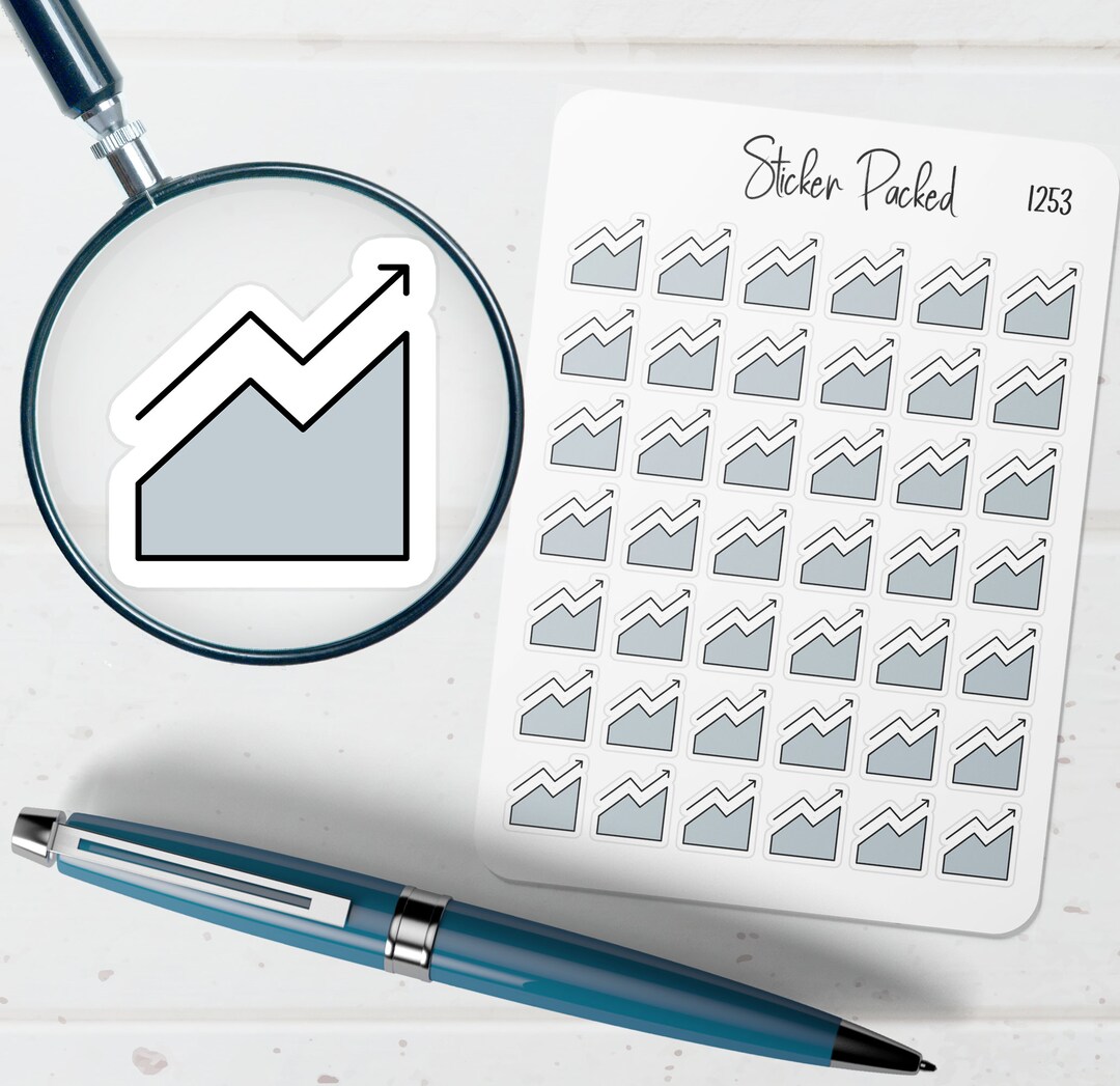 Increase Planner Sticker Increase Icon Sticker Increase Sticker - Etsy