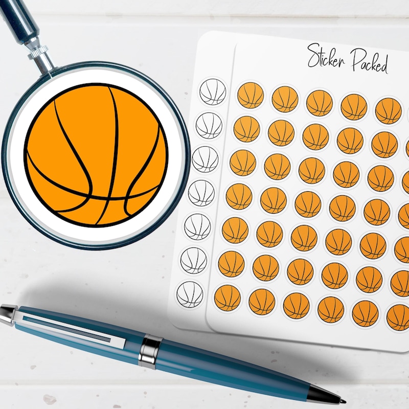 Basketball Stickers - Etsy