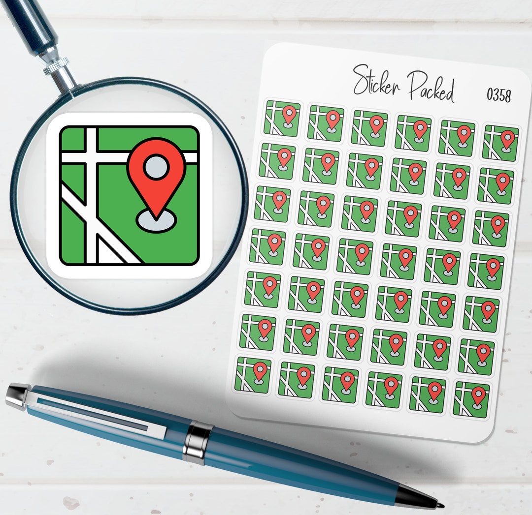 Address Planner Sticker Address Icon Sticker Address Sticker - Etsy