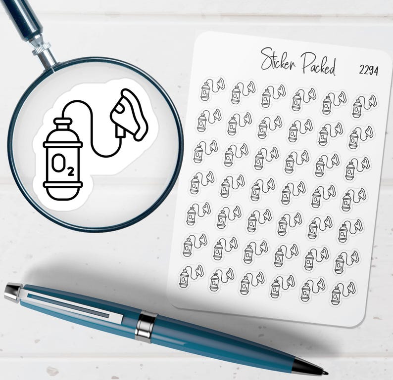 Oxygen Mask Planner Sticker Oxygen Mask Icon Sticker Oxygen Mask ...