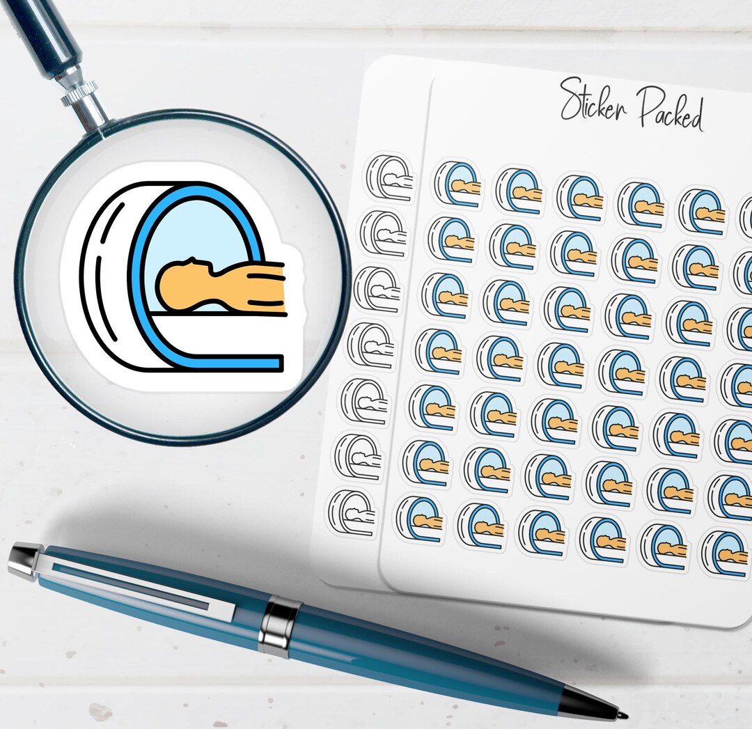 CT Scan Planner Sticker CT Scan Icon Sticker CT Scan Sticker Radiology ...