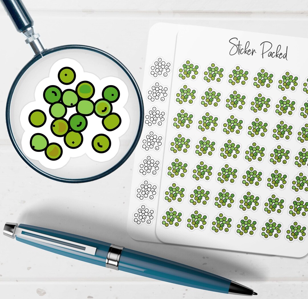 Peas Planner Sticker Peas Icon Sticker Peas Sticker - Etsy