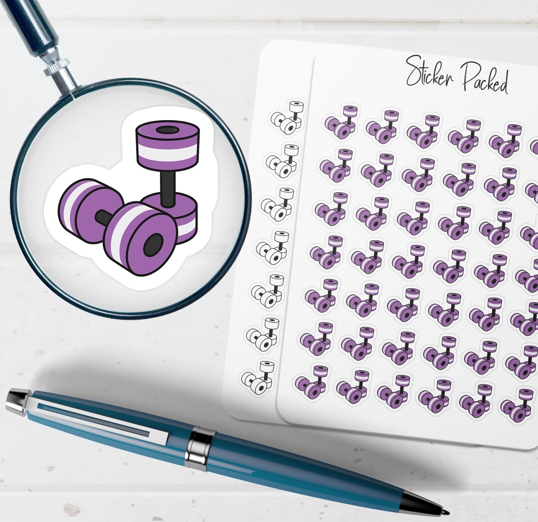 Weights Planner Sticker Weights Icon Sticker Weights Sticker - Etsy