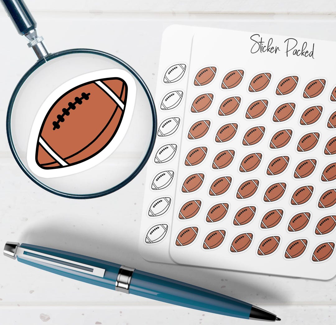 Football Planner Stickers Football Game Planner Stickers Football ...