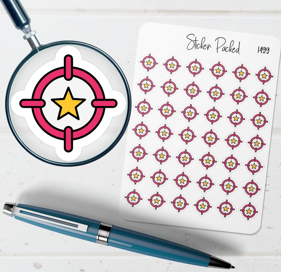 Purpose Planner Sticker Purpose Icon Sticker Purpose Sticker - Etsy