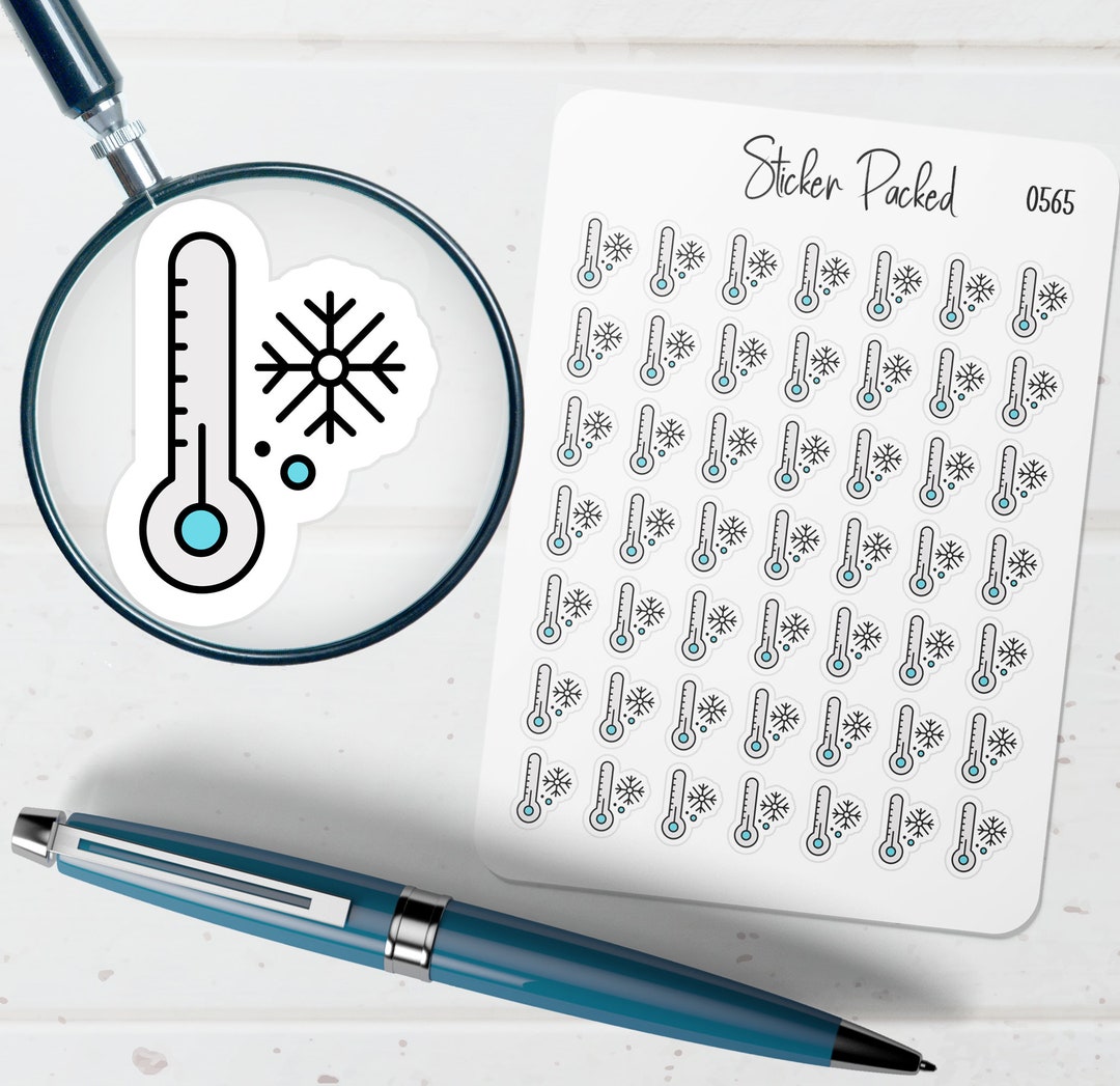 Cold Planner Sticker Cold Icon Sticker Cold Sticker - Etsy