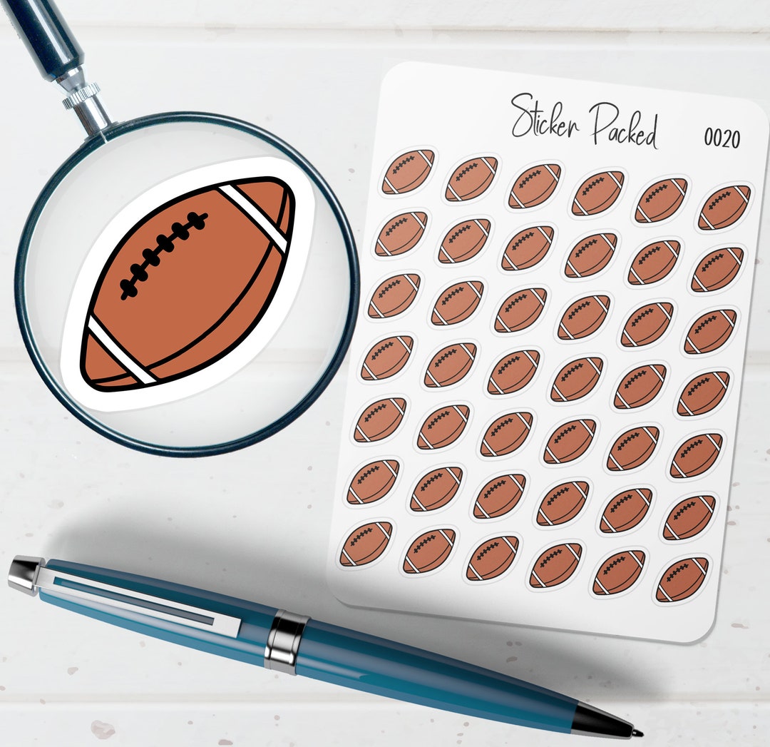 Football Planner Stickers Football Game Planner Stickers Football ...