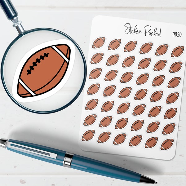 Football Stickers - Etsy