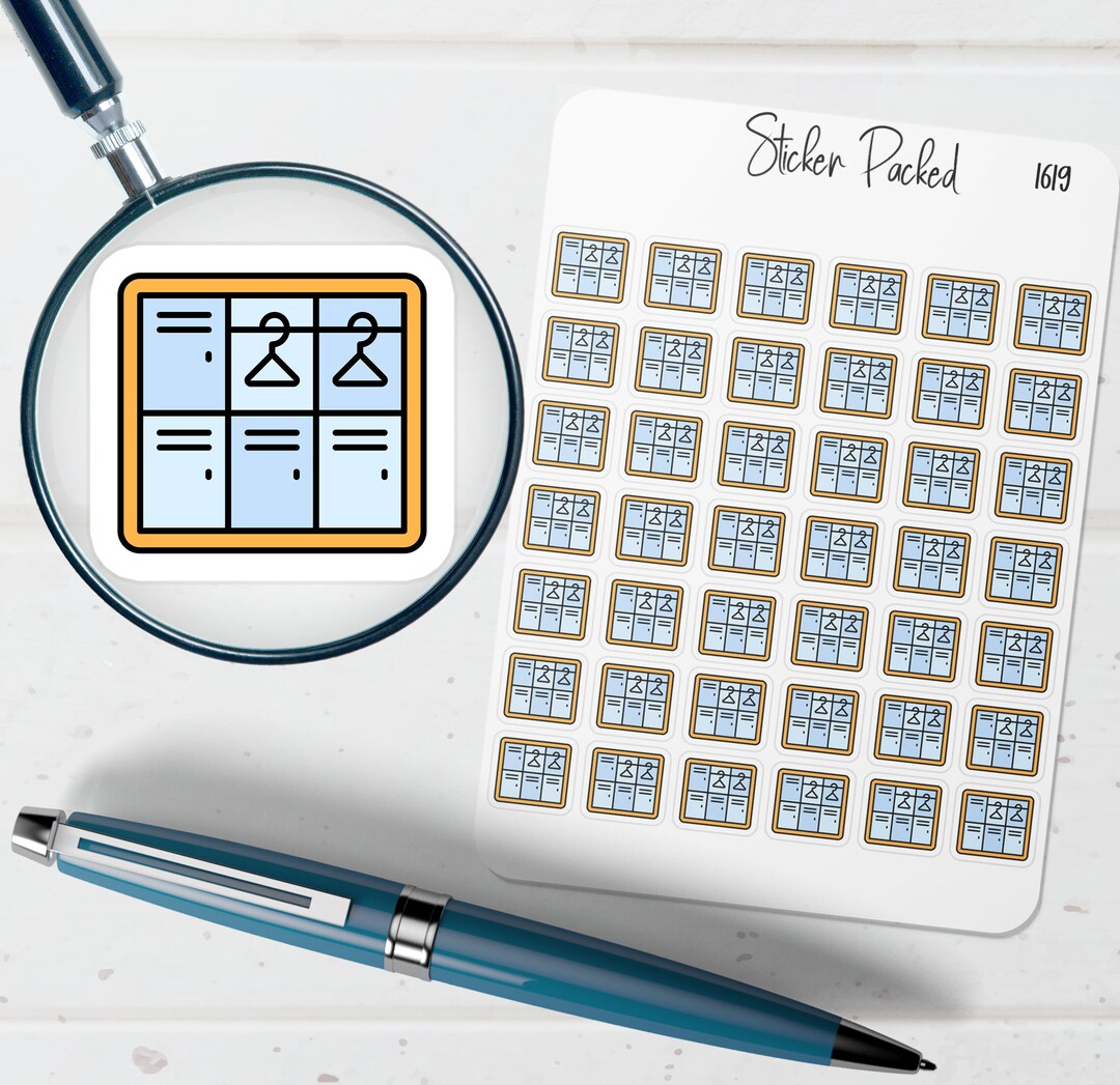 Locker Room Planner Sticker Locker Room Icon Sticker Locker Room ...