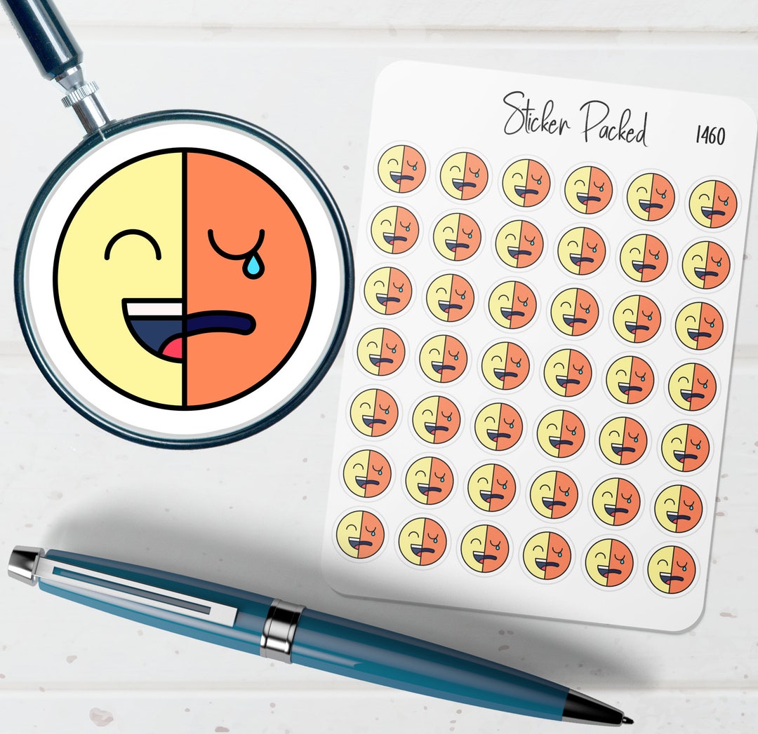 Bipolar Planner Sticker Bipolar Icon Sticker Bipolar Sticker Mental ...