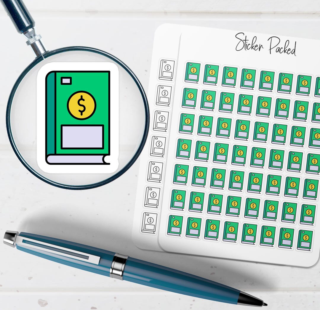 Book Keeping Planner Sticker Book Keeping Icon Sticker Book Keeping ...