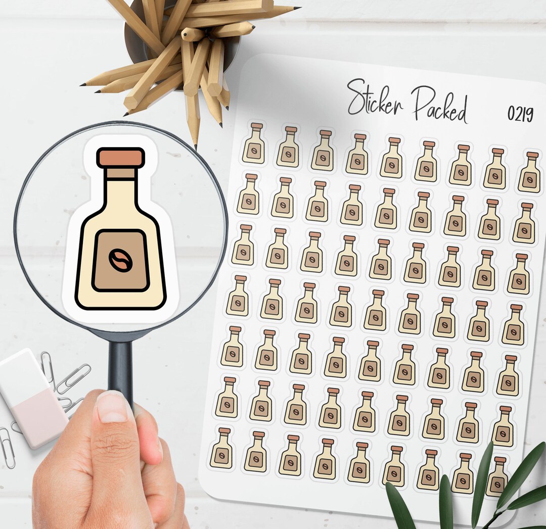 Syrup Planner Sticker Syrup Icon Sticker Syrup Sticker - Etsy