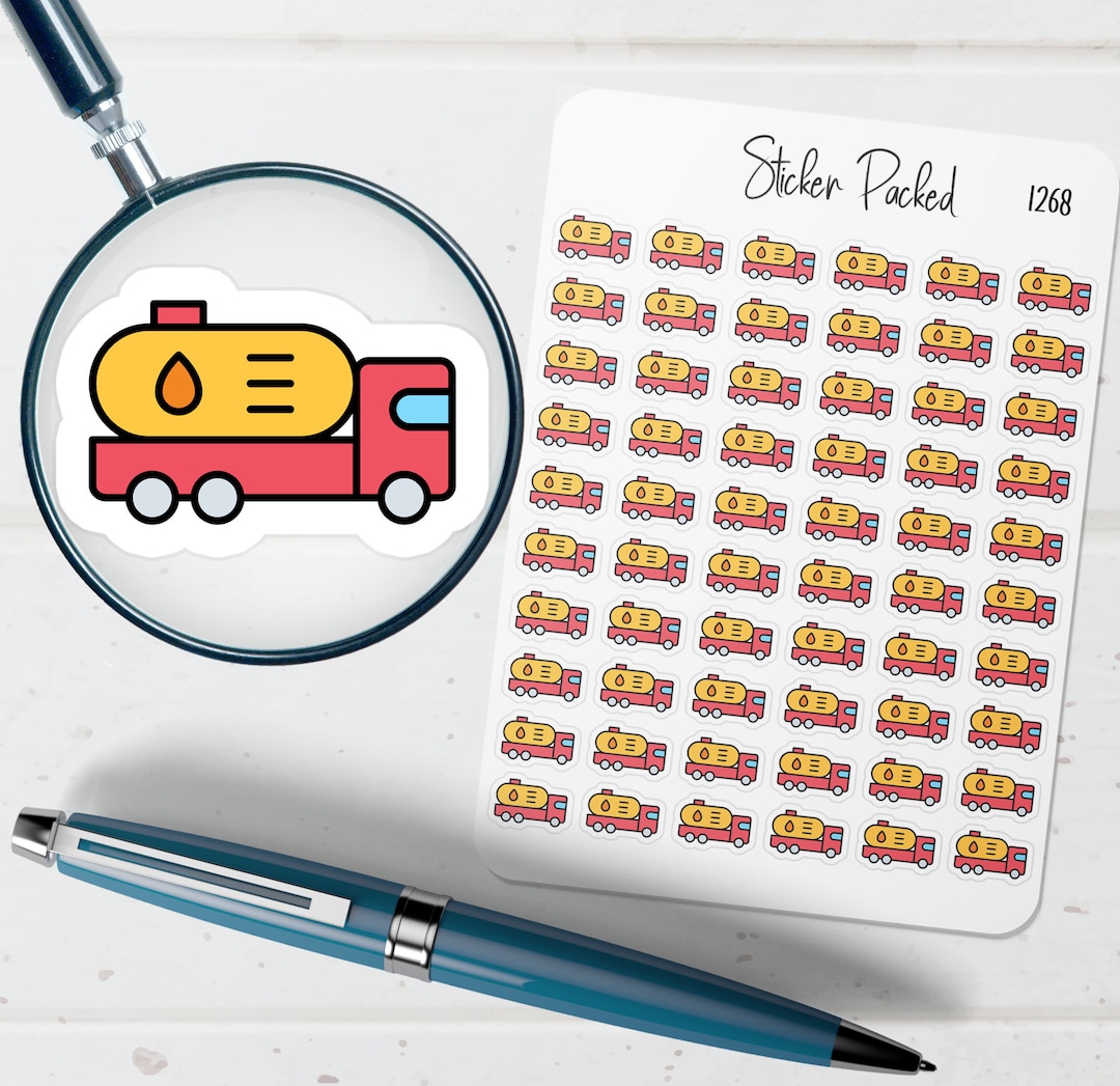 Oil Tanker Planner Sticker Oil Tanker Icon Sticker Oil Tanker Sticker ...