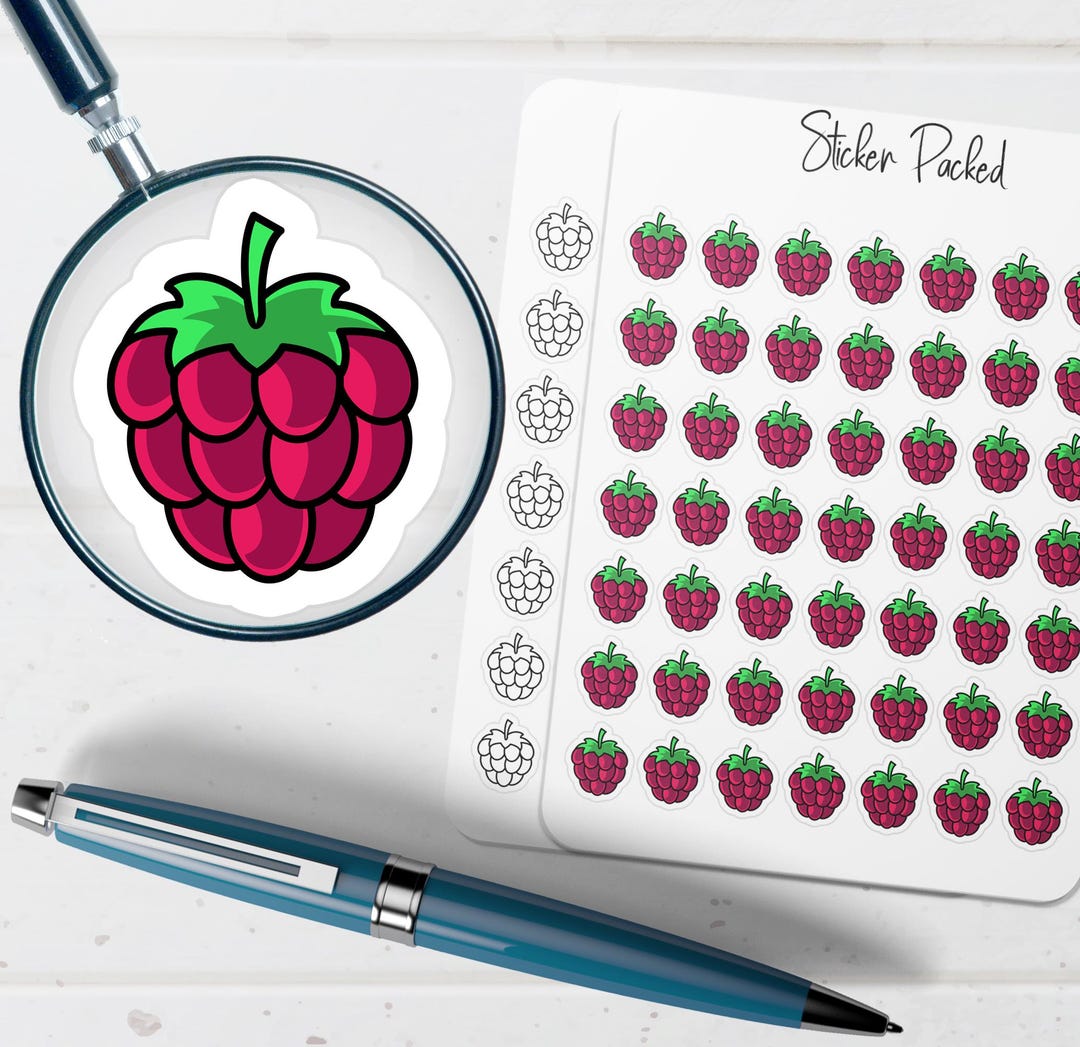 Raspberry Planner Sticker Raspberry Icon Sticker Raspberry Sticker ...