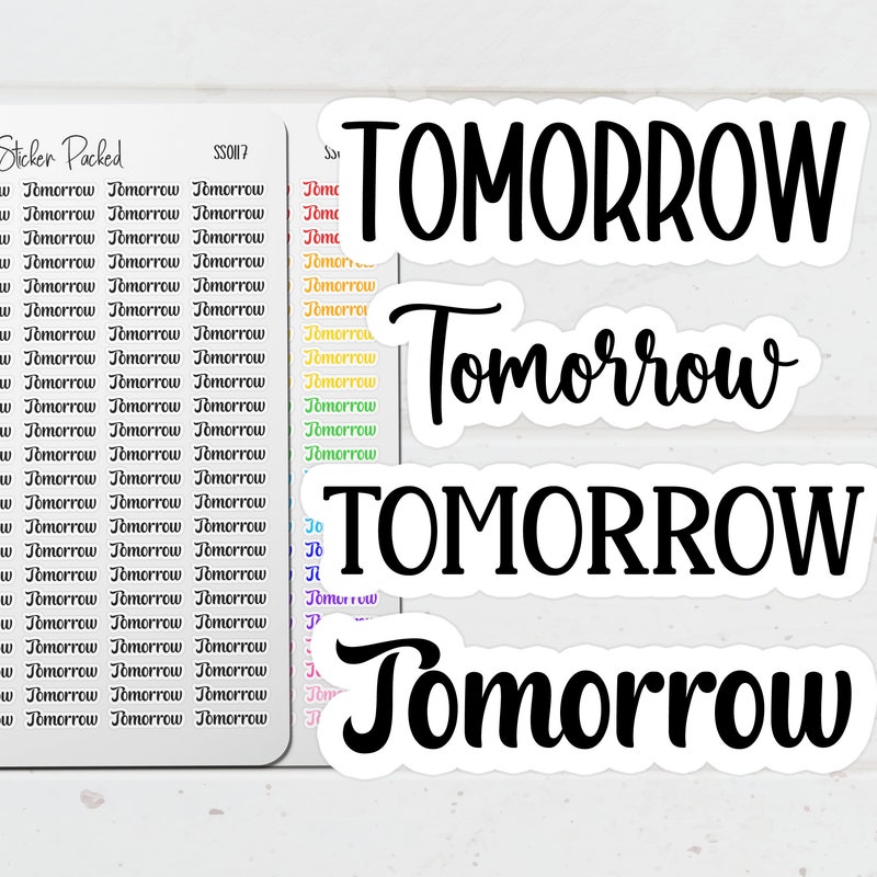 Planning for Tomorrow - Etsy
