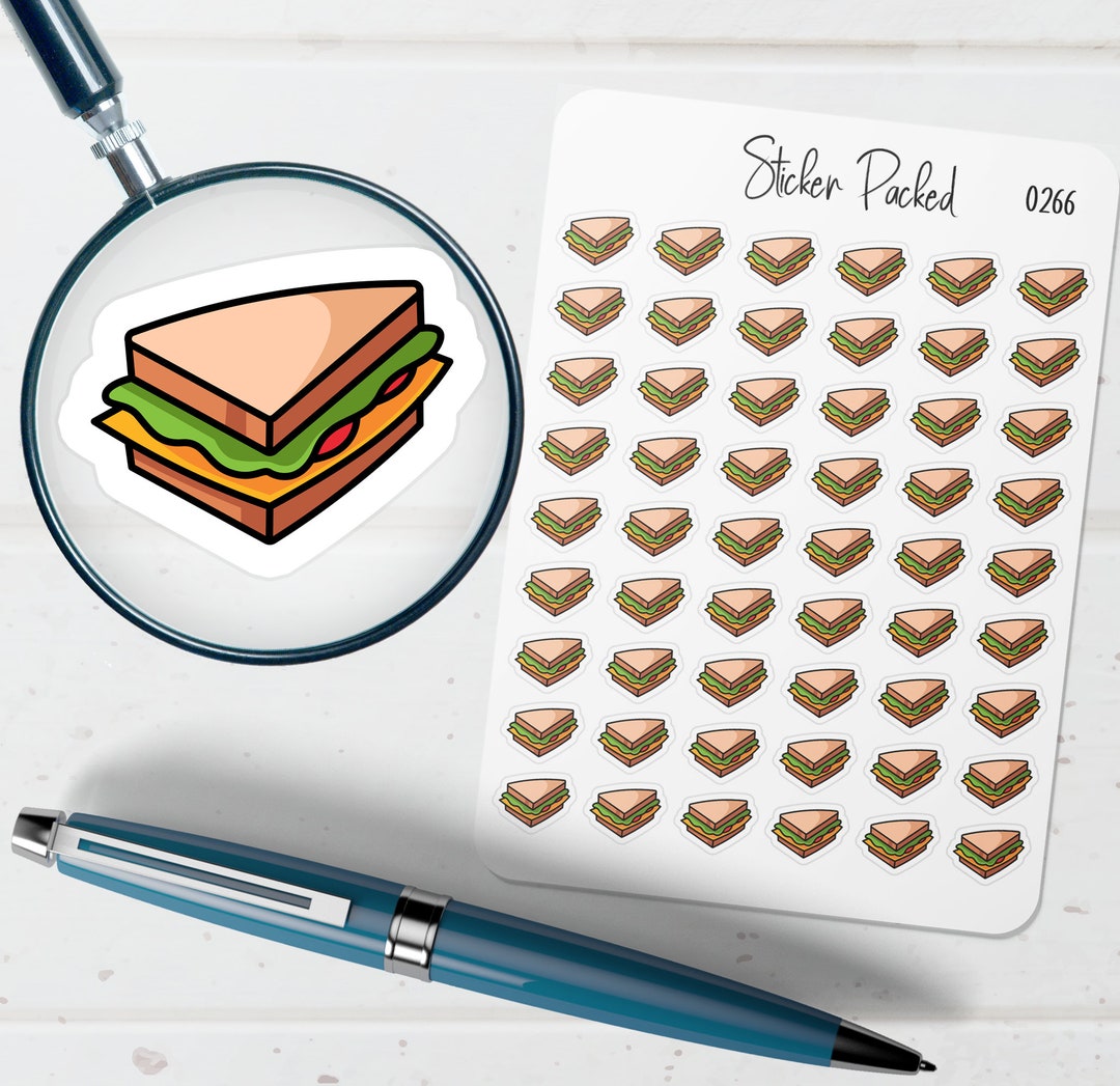 Sandwich Planner Sticker Sandwich Icon Sticker Sandwich Sticker Food ...