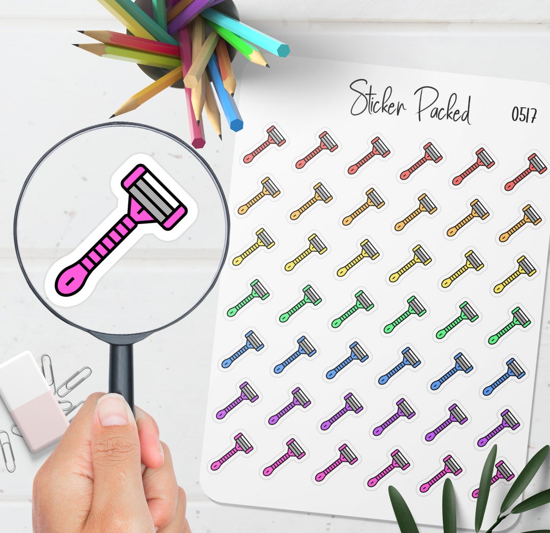Razor Planner Sticker Razor Icon Sticker Razor Sticker - Etsy