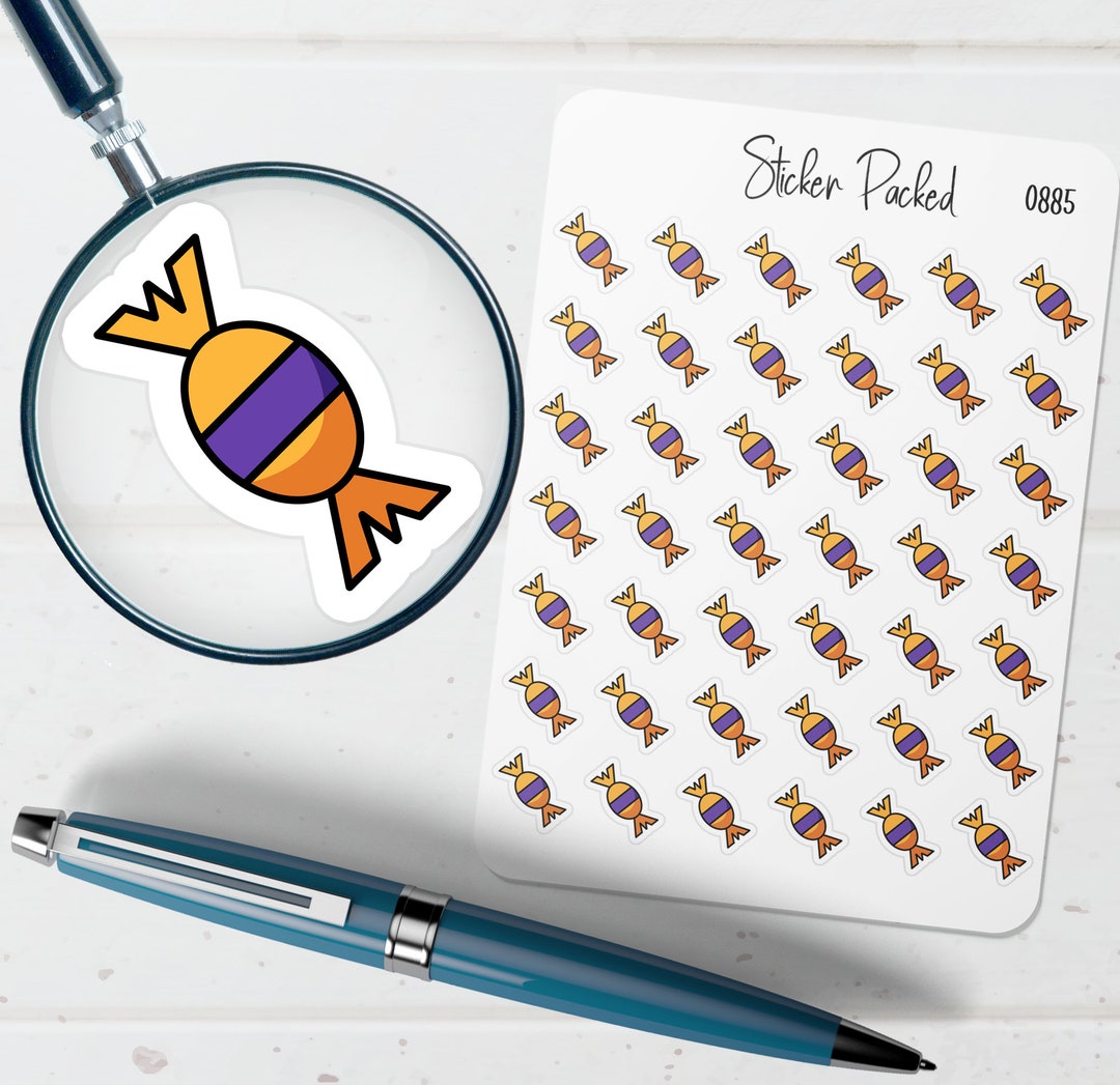 Candy Planner Sticker Candy Icon Sticker Candy Sticker Halloween ...
