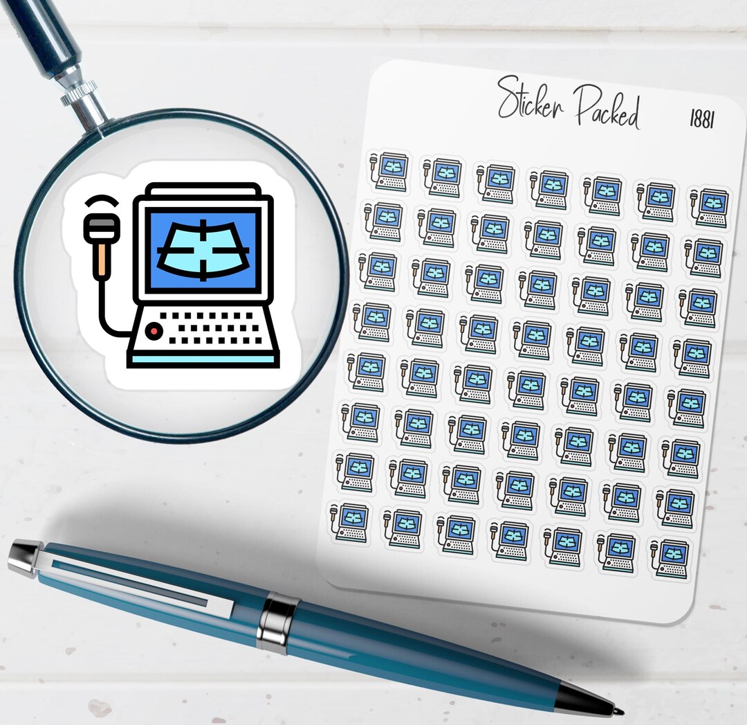 Ultrasound Planner Sticker Ultrasound Icon Sticker Ultrasound Sticker ...