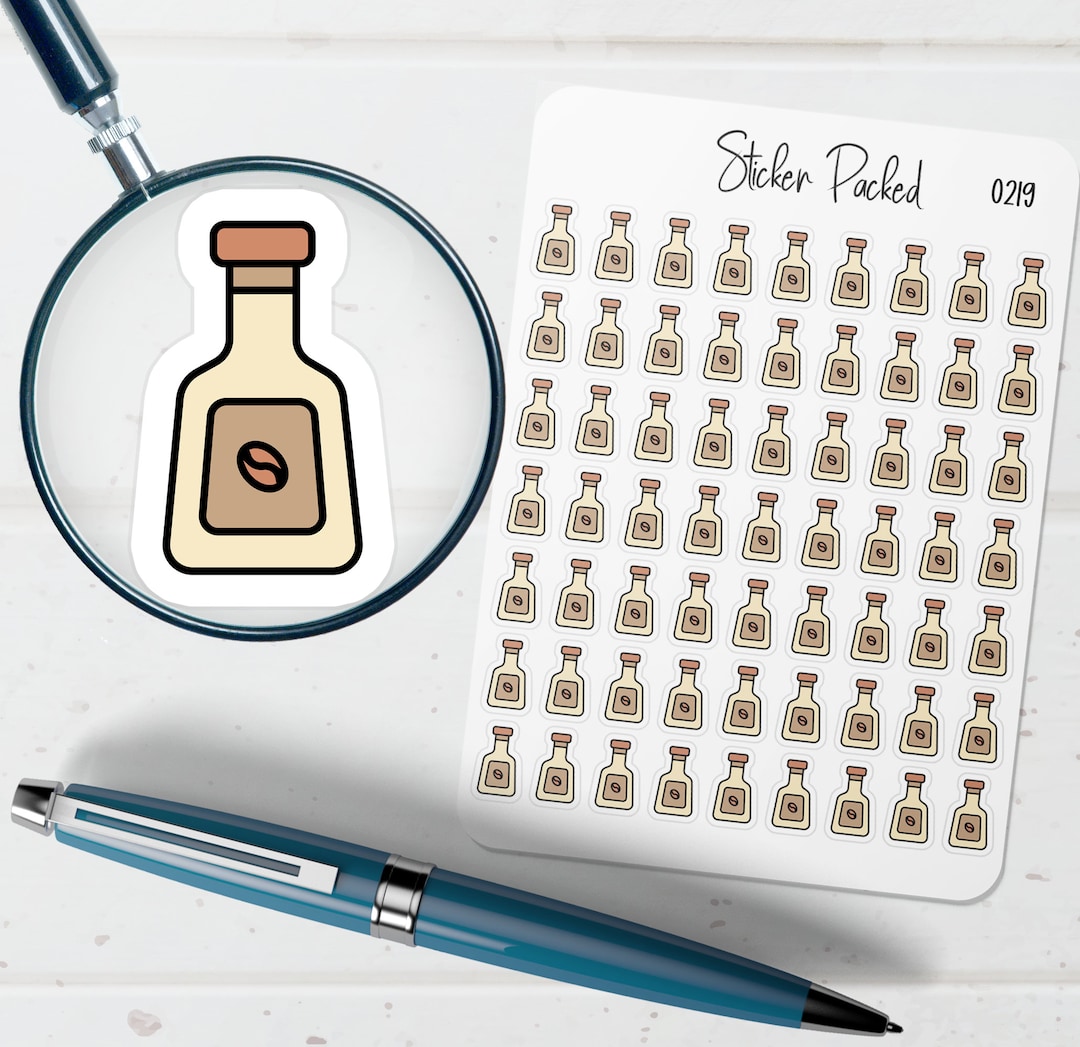 Syrup Planner Sticker Syrup Icon Sticker Syrup Sticker - Etsy