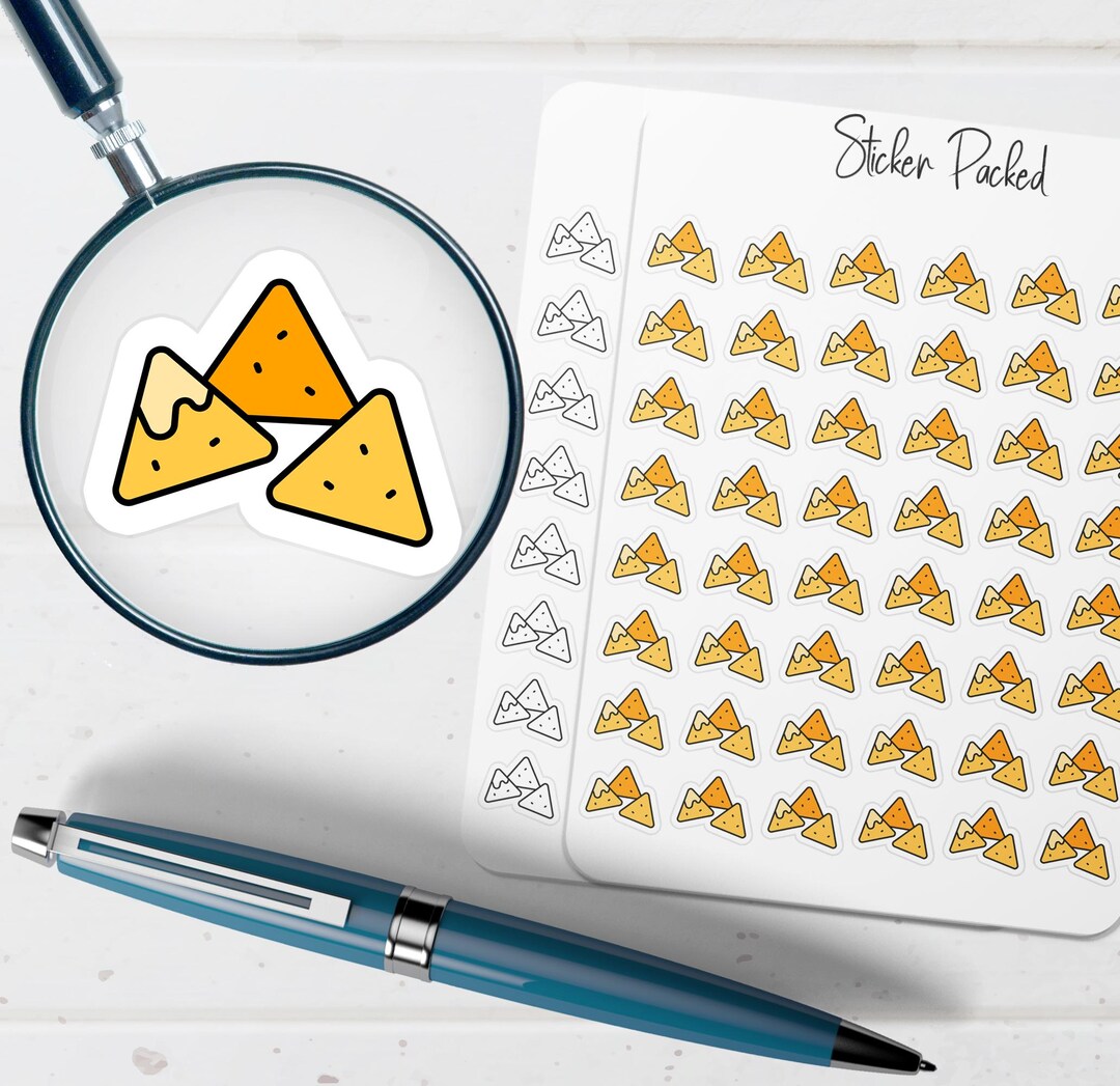 Nacho Chips Planner Sticker Nacho Chips Icon Sticker Nacho Chips ...