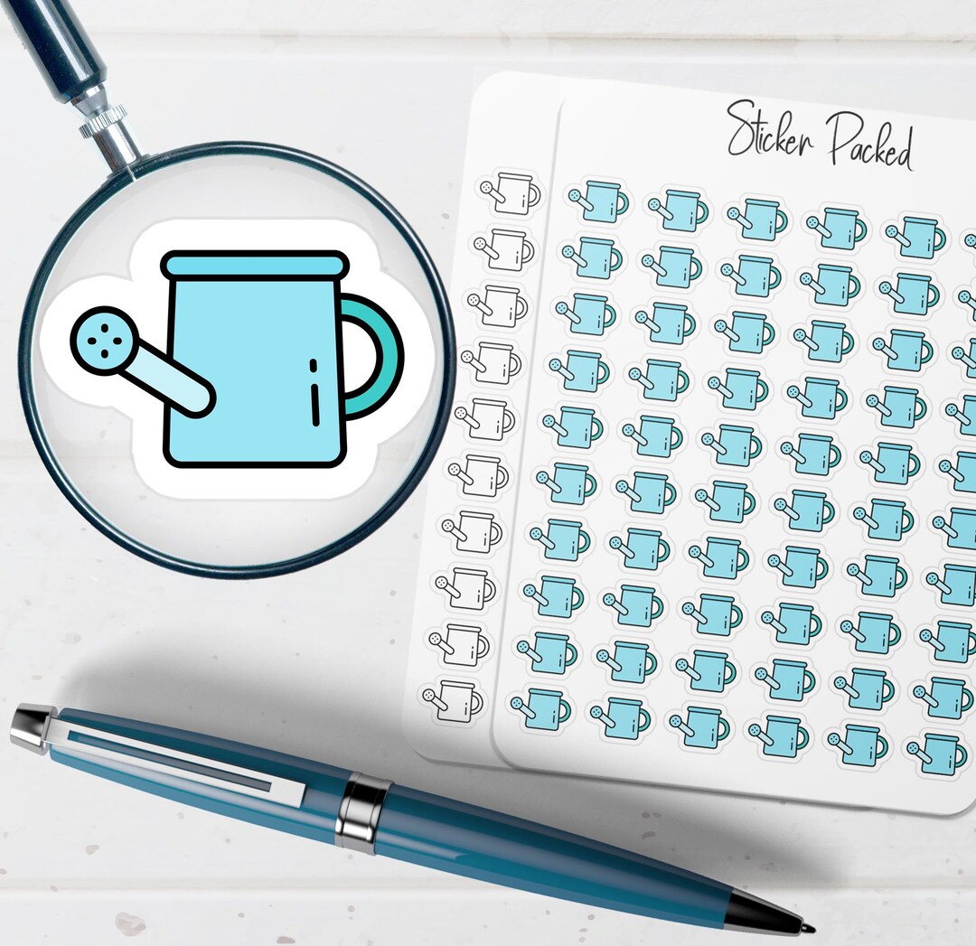 Watering Can Planner Sticker Watering Can Icon Sticker Watering Can ...